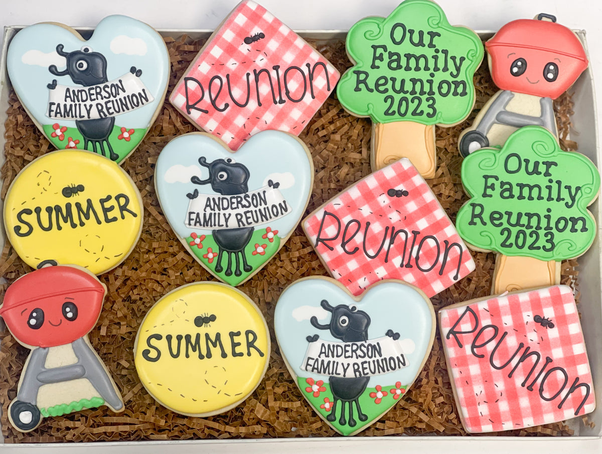 Family reunion sugar cookies - 1 Dozen – casebakes cookies
