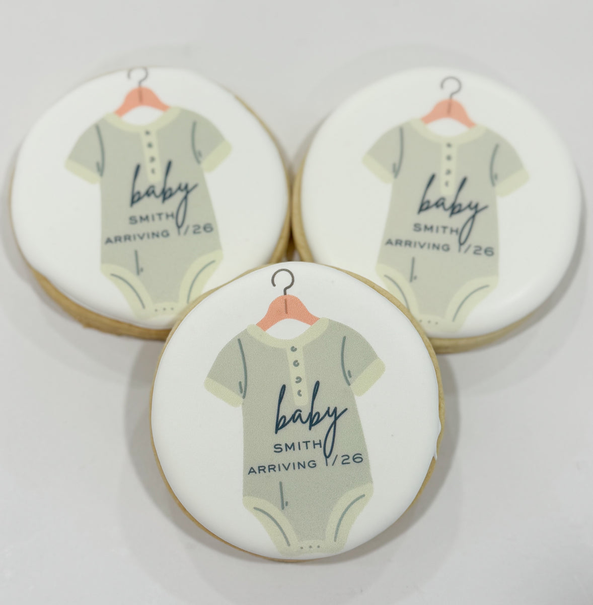 Baby Coming Soon Sugar Cookies – casebakes cookies