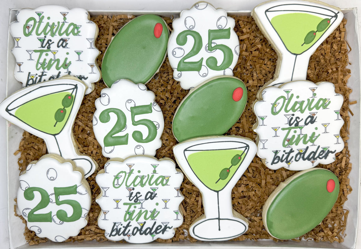 Tini Bit Older Cookies birthday themed Sugar Cookies - 1 Dozen ...
