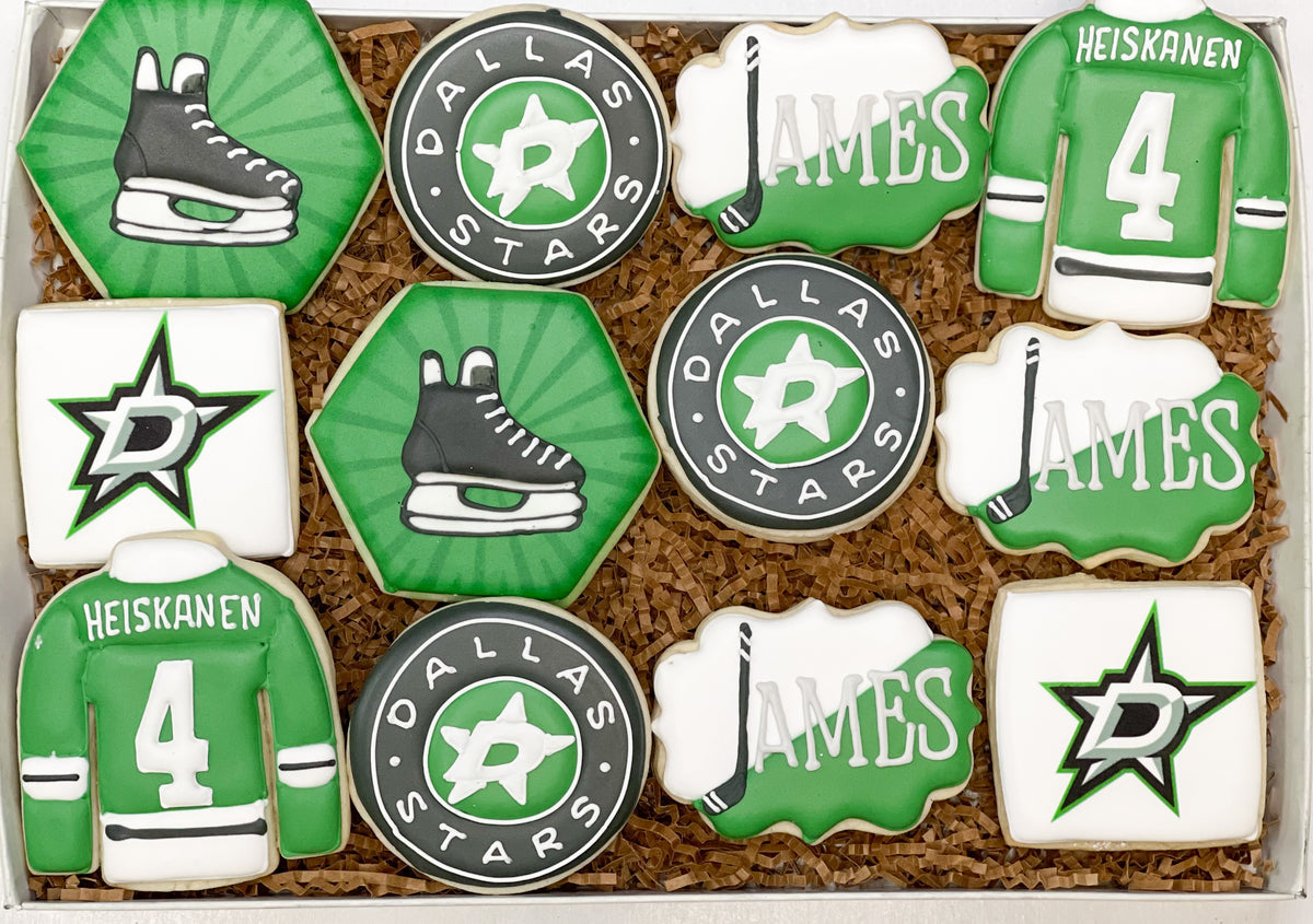 Hockey Themed Birthday sugar cookies - 1 dozen – casebakes cookies