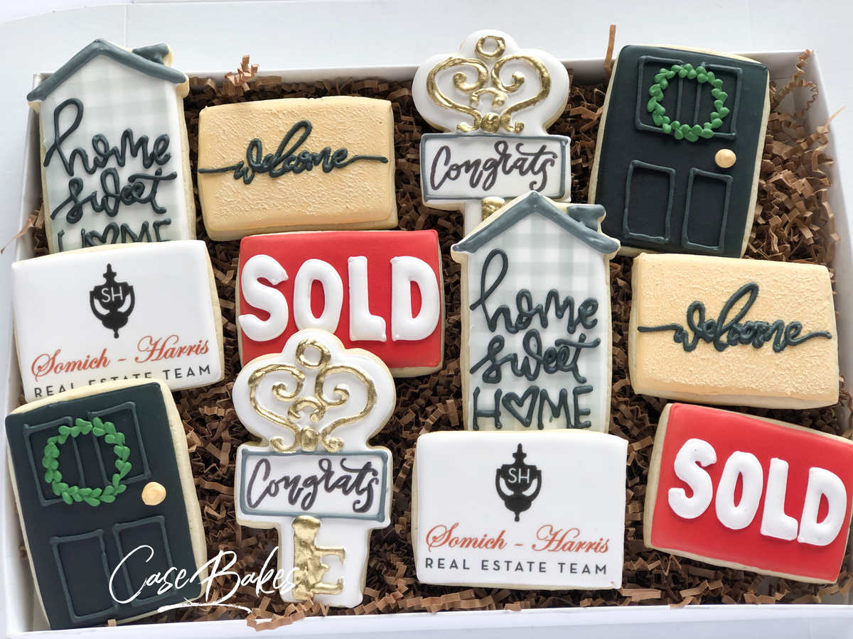 Realtor Custom Set - 1 Dozen – casebakes cookies