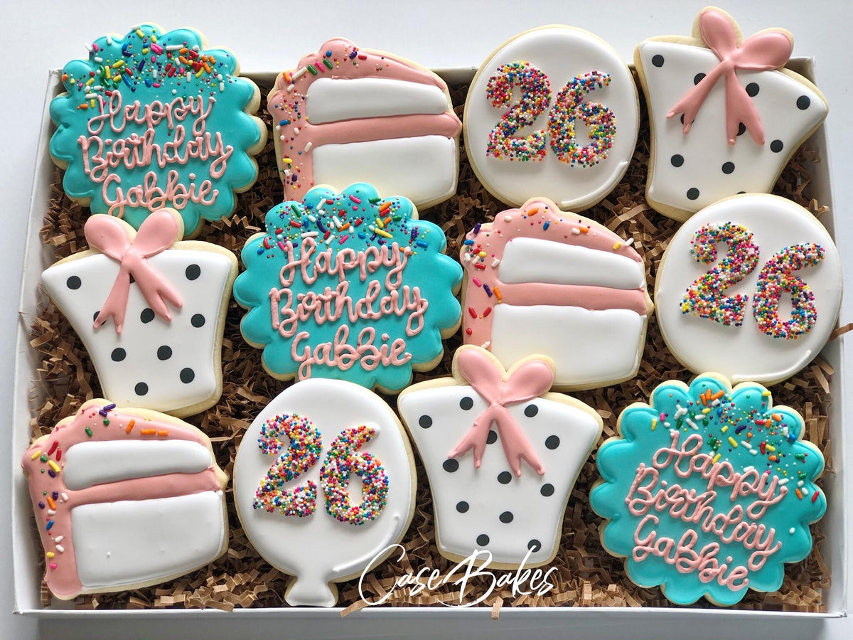 Sprinkle Birthday Cookies - 1 Dozen – casebakes cookies
